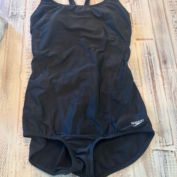 Speedo | Swim | Speedo Womens Classic Black One Piece Swimsuit | Poshmark